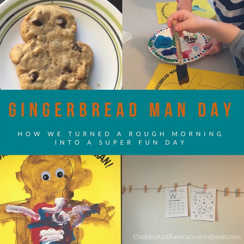 Gingerbread Man Day – Cookies & Racecars