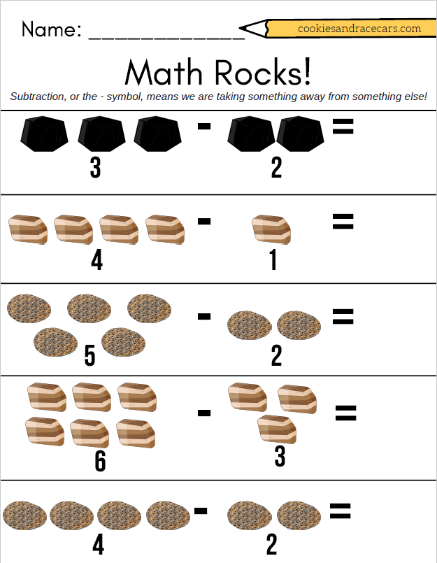 Geology Worksheet Pack – Cookies & Racecars